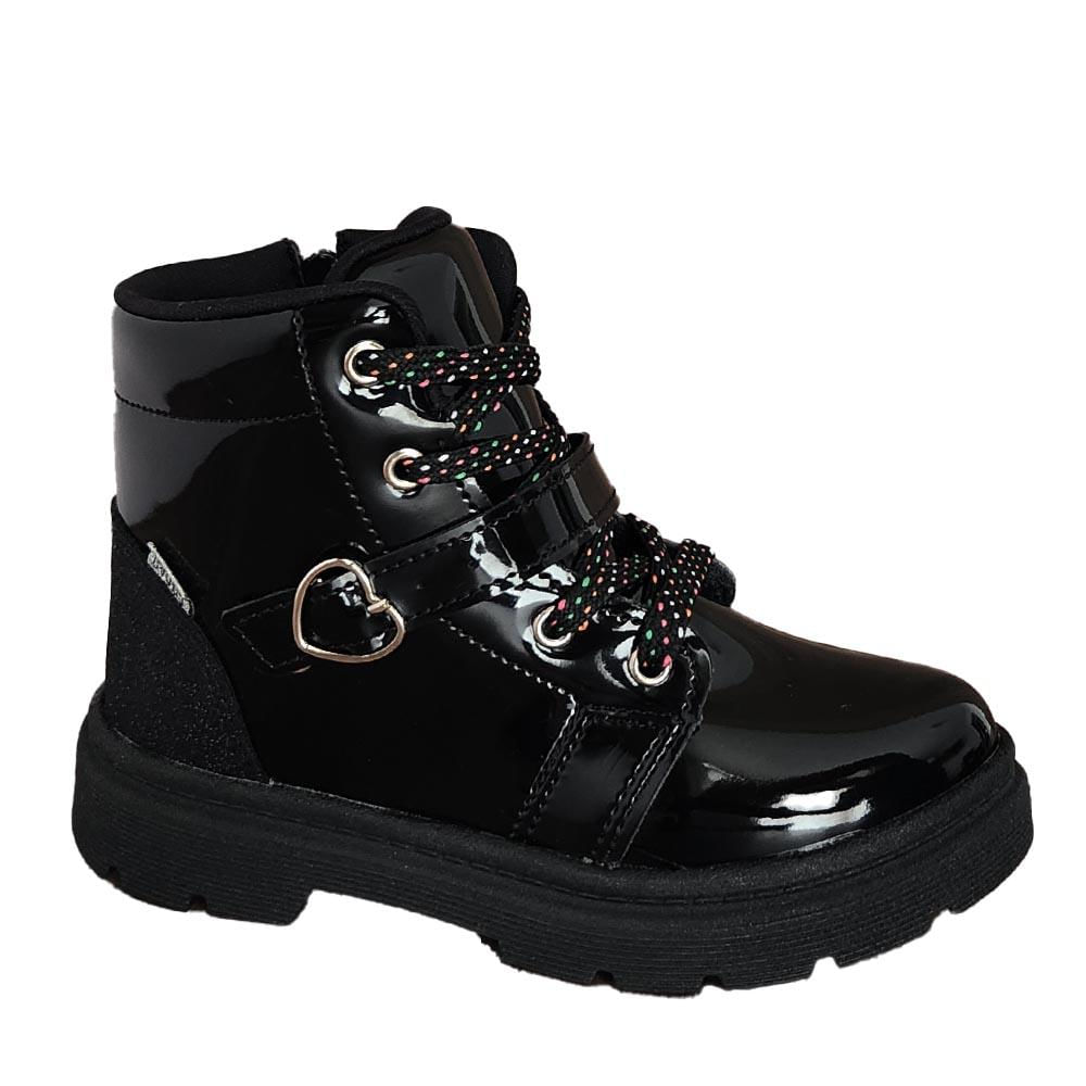 BOTA INFANTIL KLIN LONDON MINI 365 PRETO - Mateus On