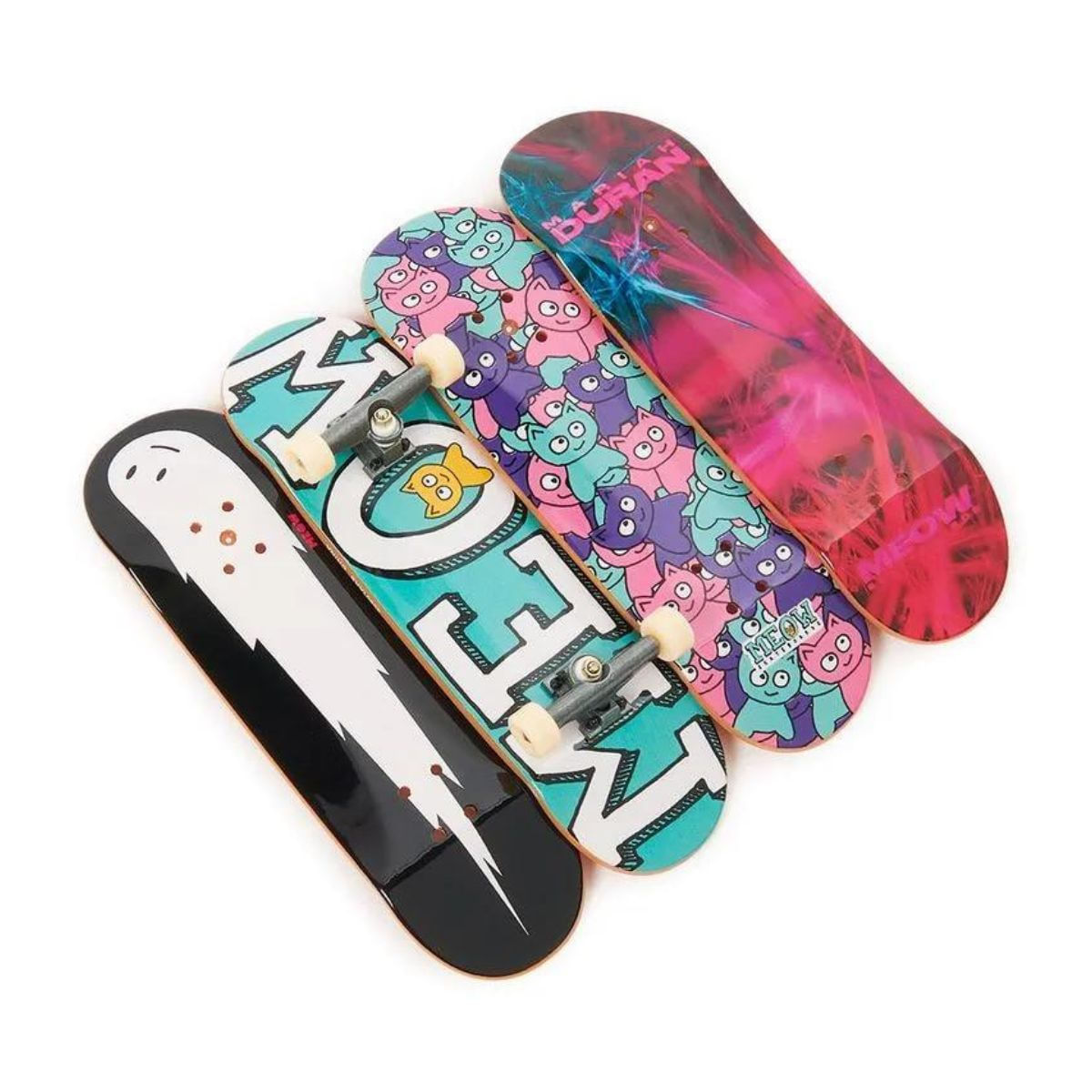 Kit De Skate De Dedo Tech Deck Meow Com 4 Sunny 002891 - Mateus On